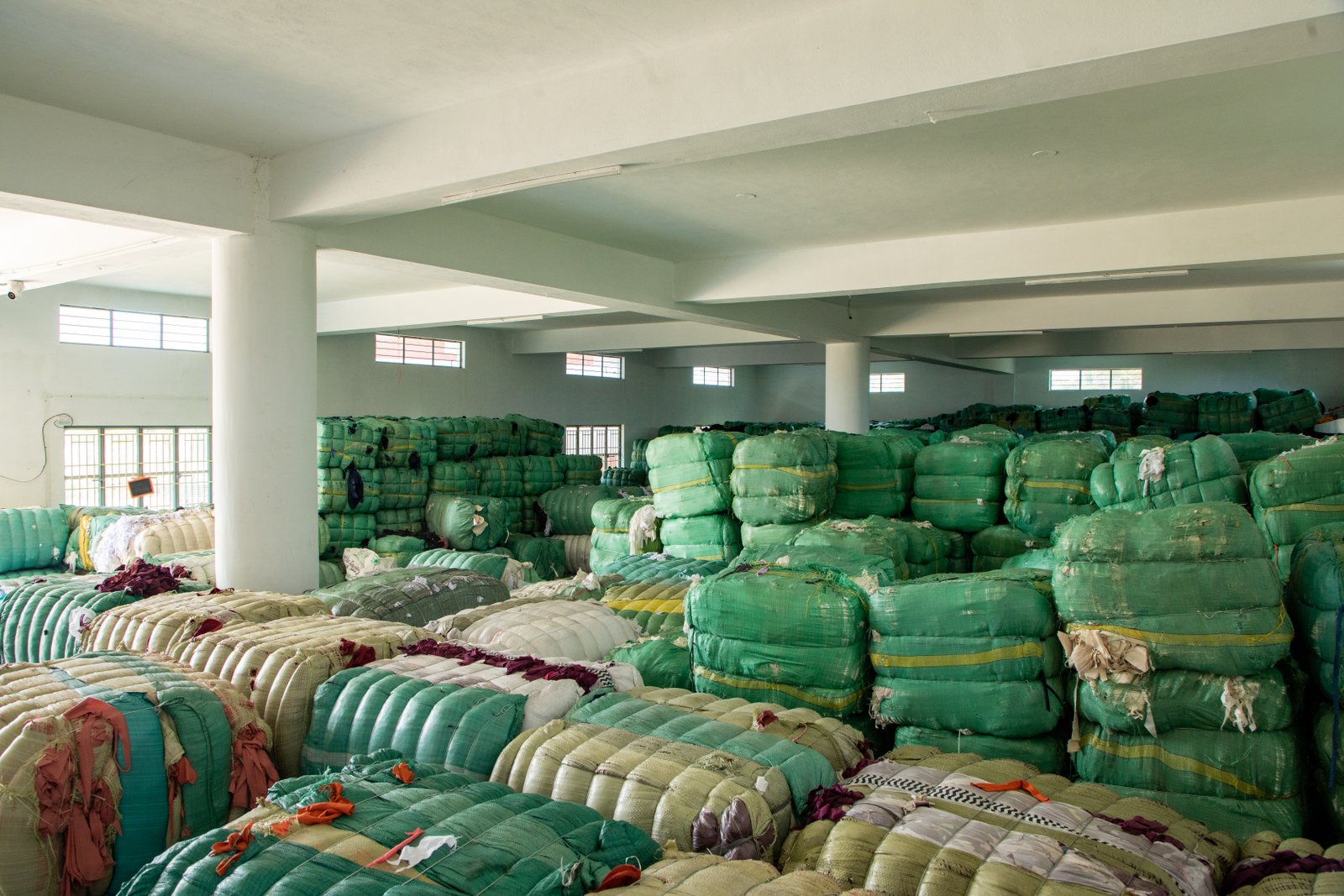 Wide Green Tex- Reduce, reuse, recycle